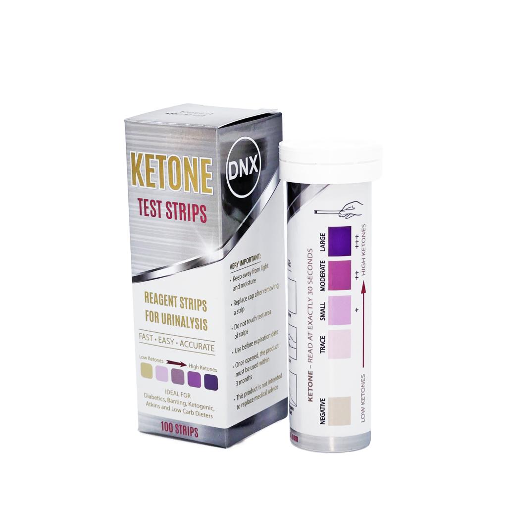 Ketone Urine Test Strips DNX (100’s) – Keto Nutrition SA